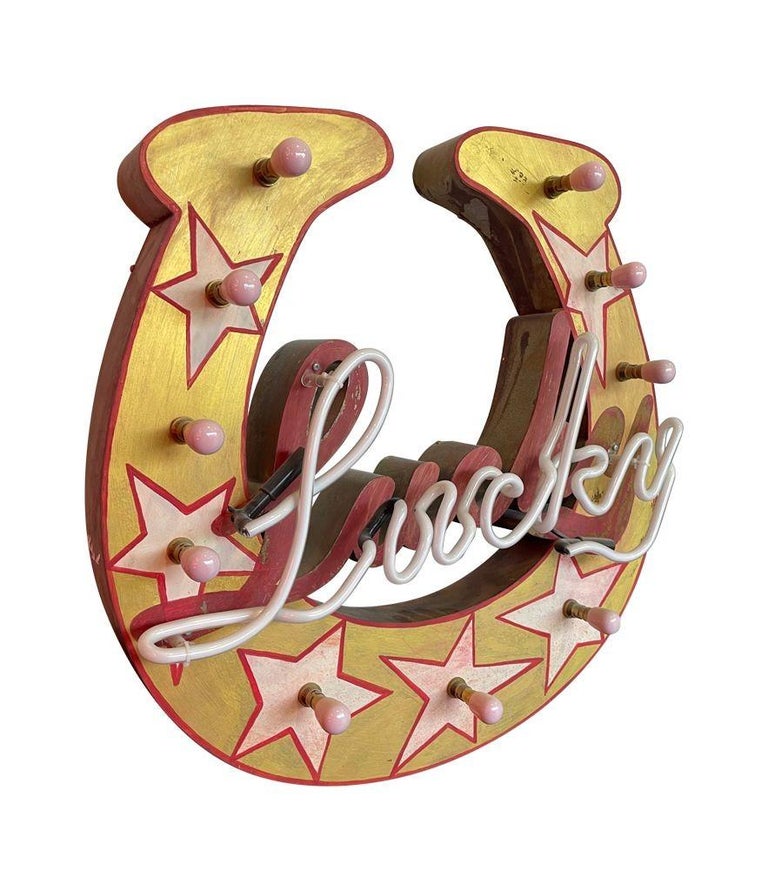 Unique Neon Art Piece "Lucky" by Legendary Neon Artist Chris Bracey at ...