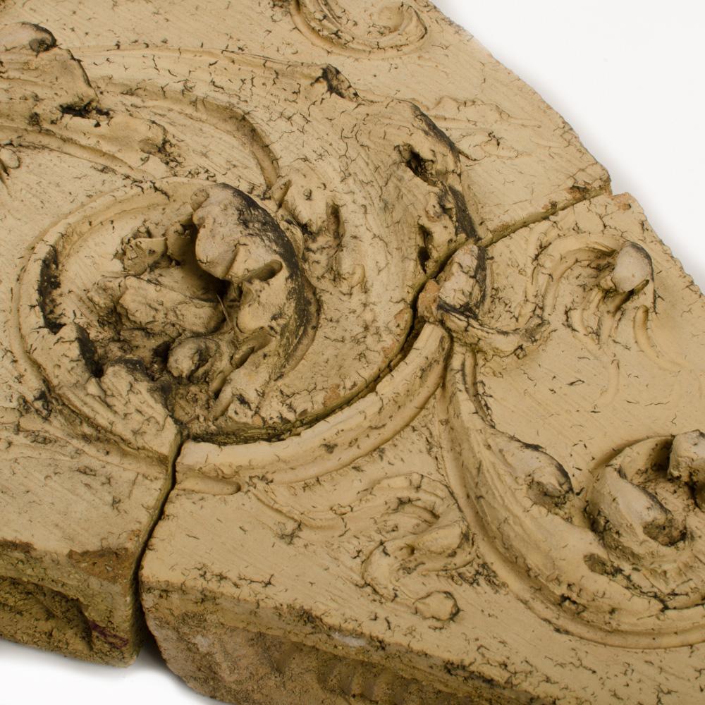 Unique Three Piece Terracotta Frieze, Philadelphia, circa 1870 at 1stDibs