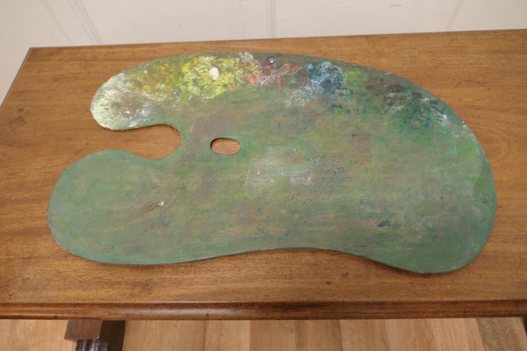 Used Artists Pallet an Interesting Decorative Piece For Sale at 1stDibs