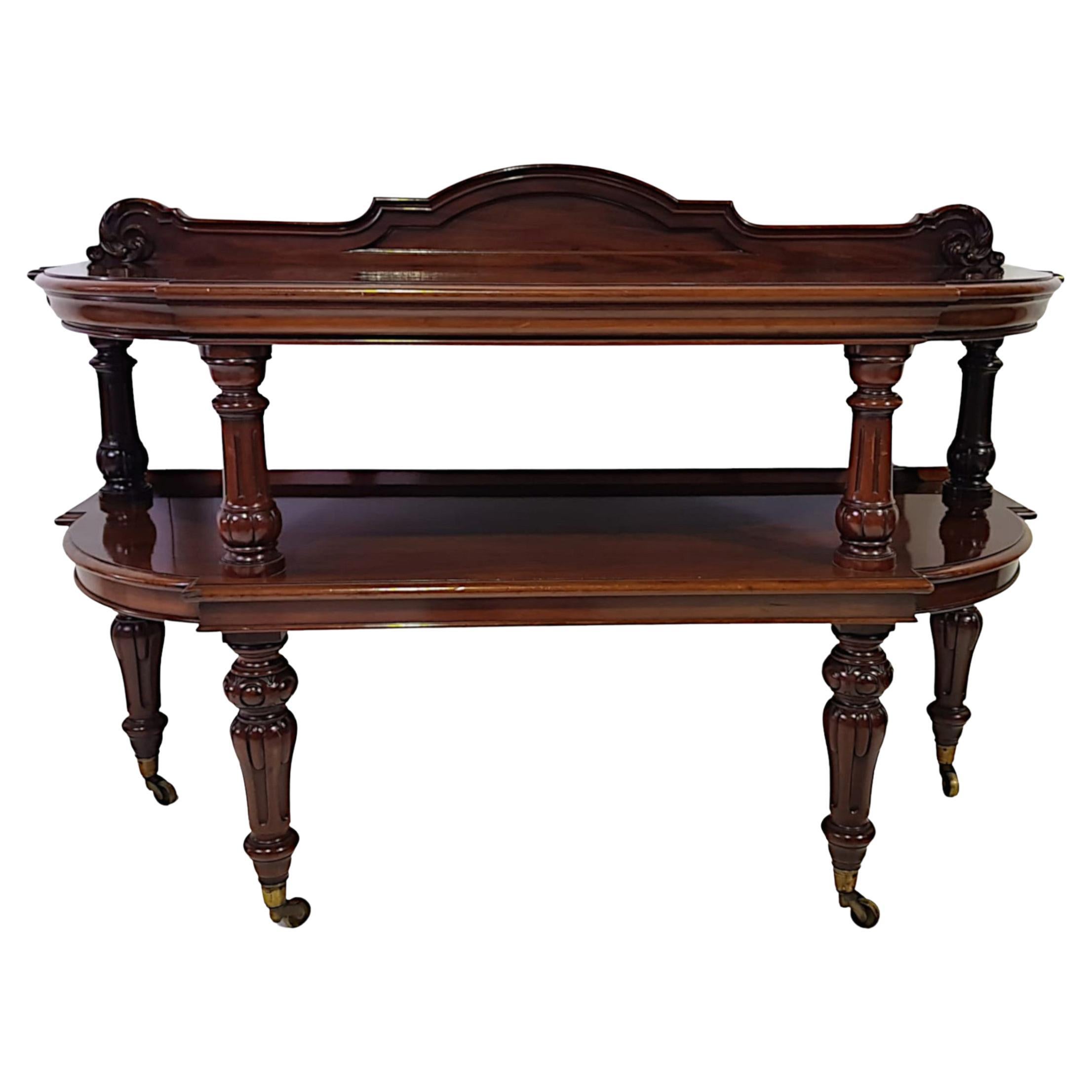Victorian Gothic Revival Hall Table in the Manner of Charles Bevan For ...