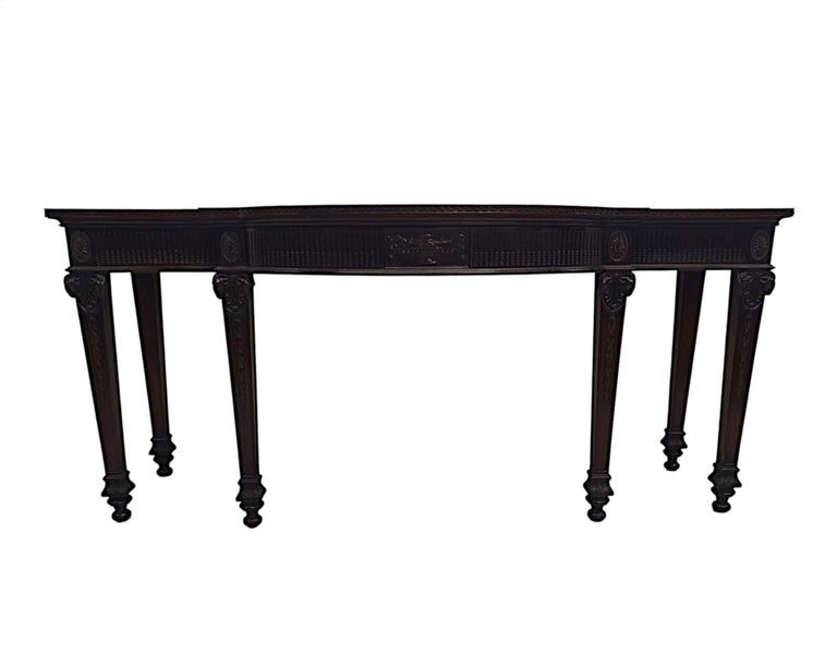 Very Fine and Rare Edwardian Console or Hall Table in the Manner of ...