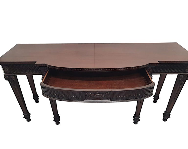 Very Fine and Rare Edwardian Console or Hall Table in the Manner of ...
