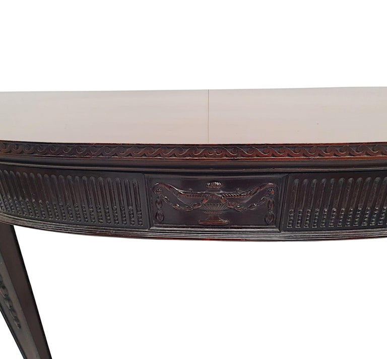 Very Fine and Rare Edwardian Console or Hall Table in the Manner of ...