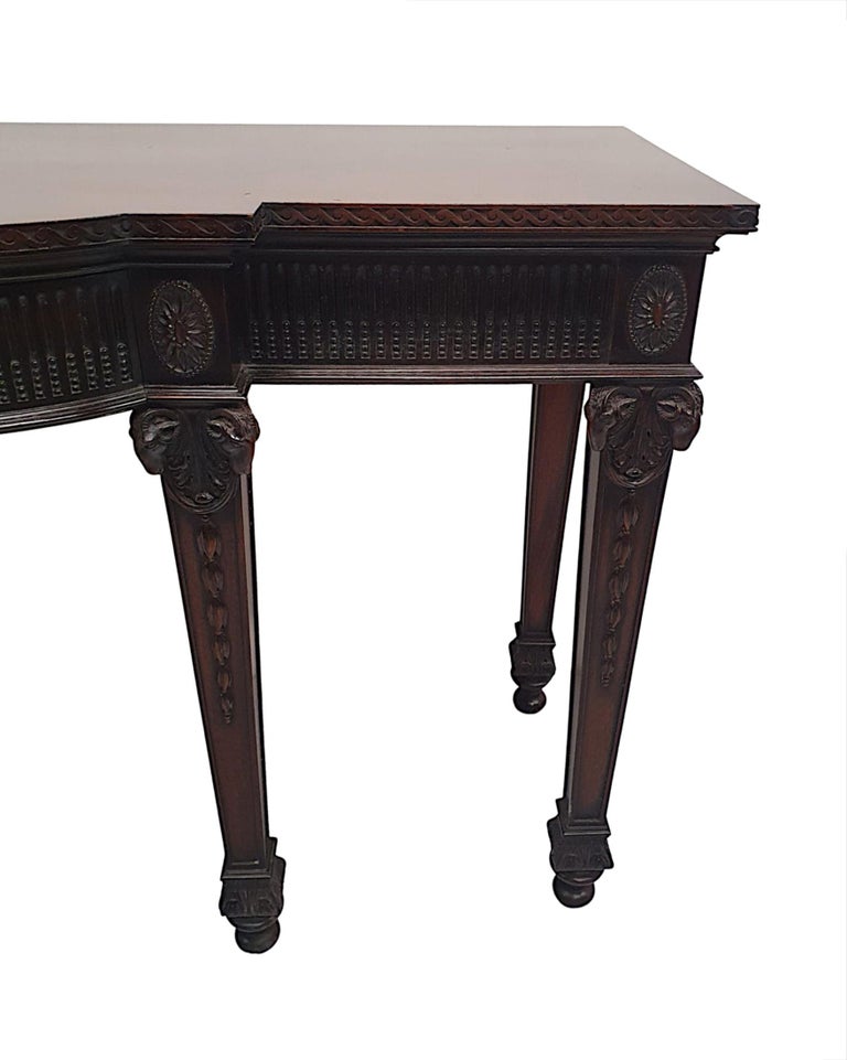 Very Fine and Rare Edwardian Console or Hall Table in the Manner of ...