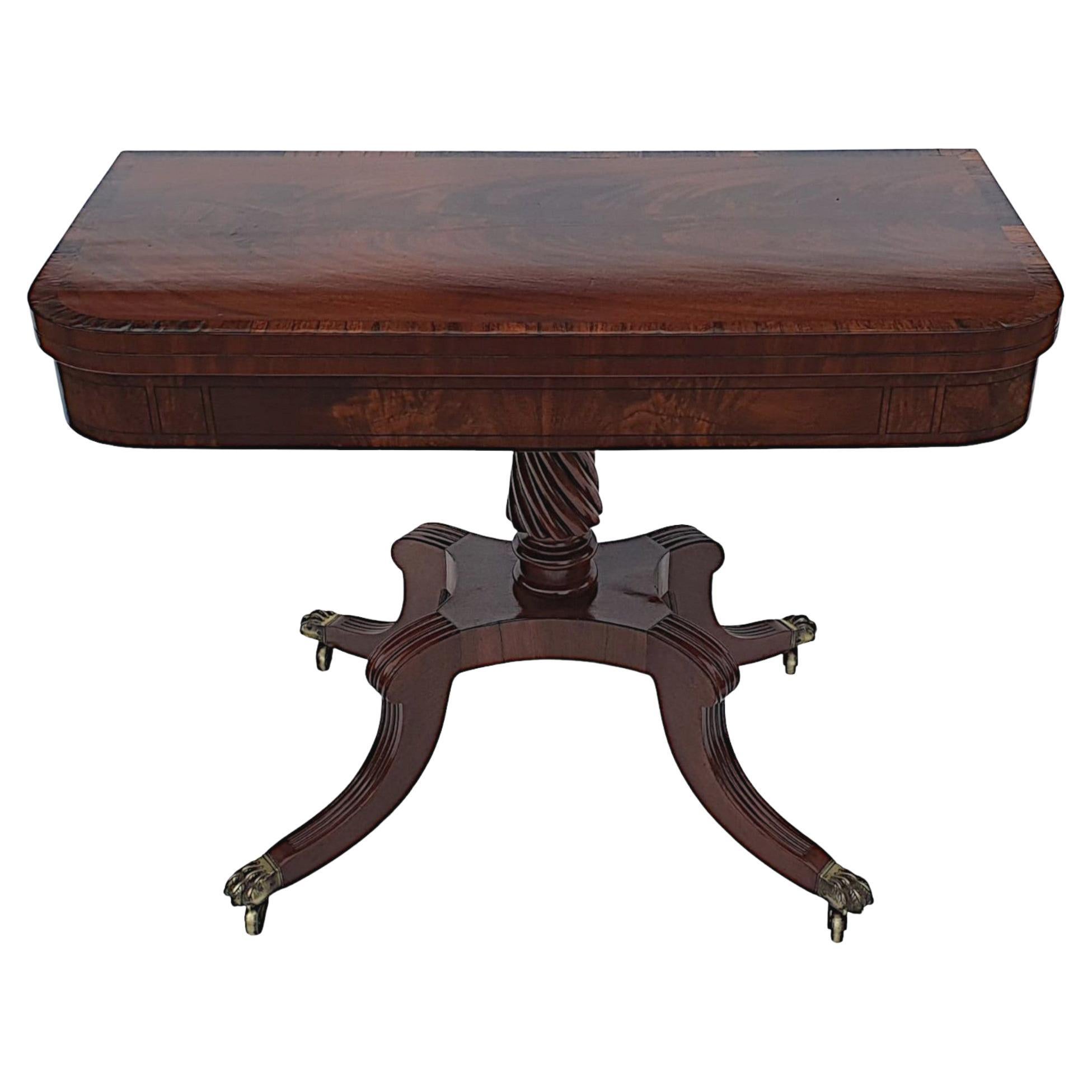 18th Century English Mahogany Tea Table, circa 1760 at 1stDibs