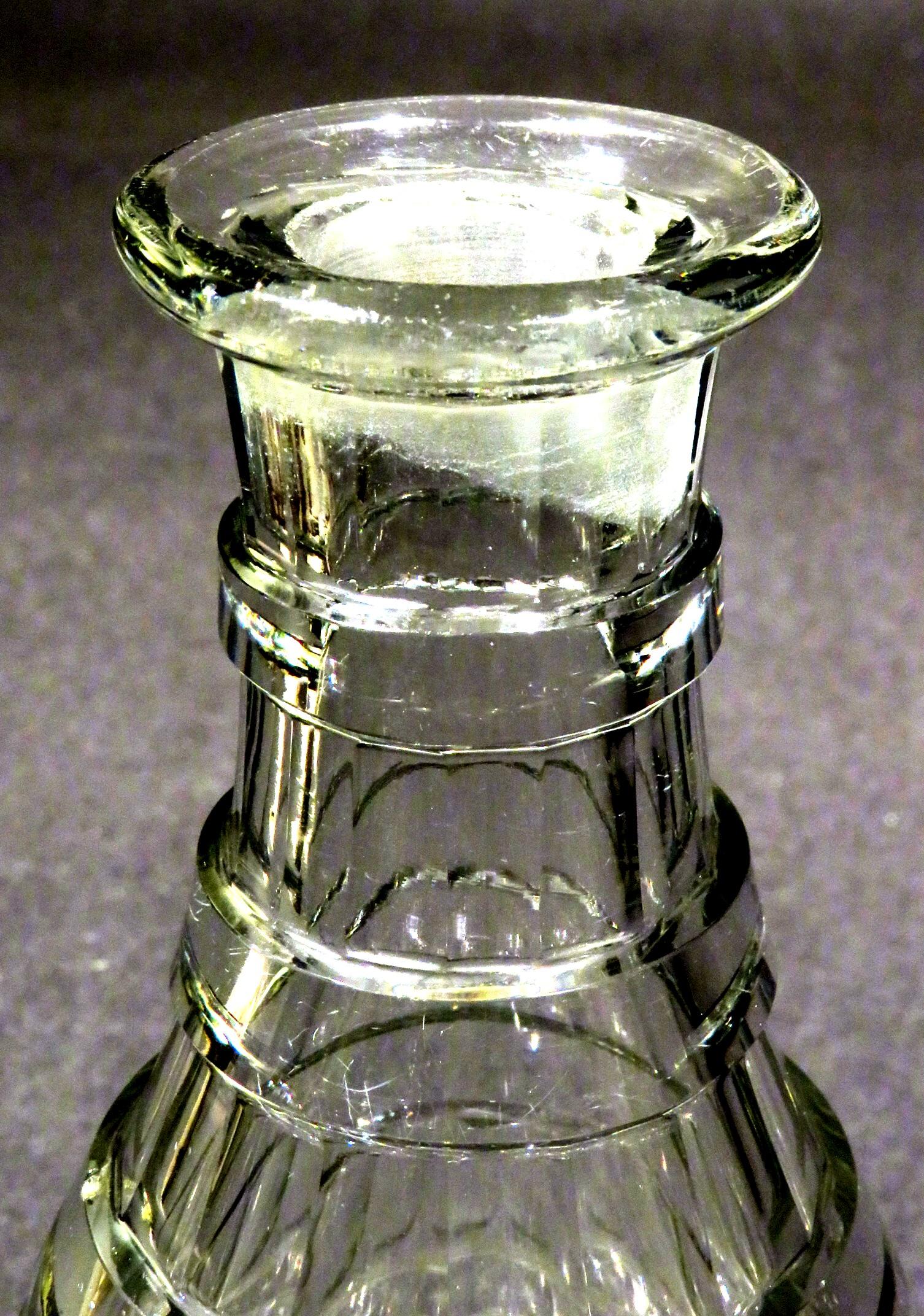 Very Fine Georgian Anglo Irish Cut Glass Decanter, United Kingdom Circa ...