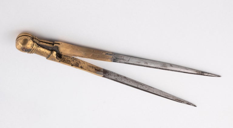 Very Fine Pair of Gilt Brass Dividers Probably German, circa 1600 For ...