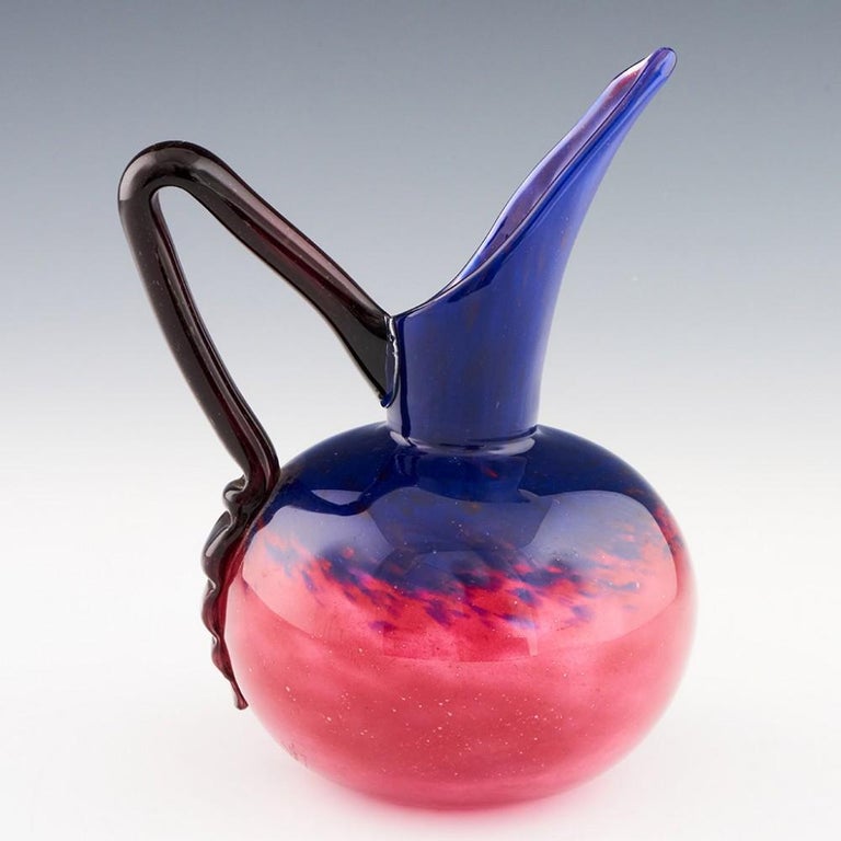 A Very Fine Schneider French Art Deco Glass Pitcher 1922-24 For Sale at ...