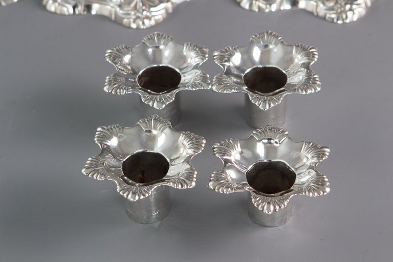 A Set of Four Georgian Silver Table Candlesticks, London, 1753 For Sale ...