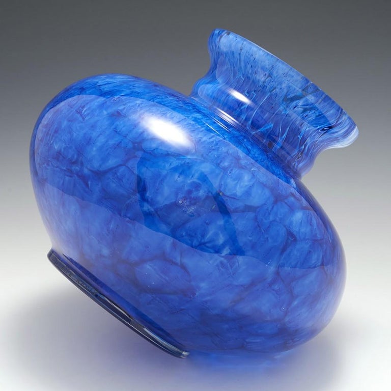 Very Large Andre Delatte Glass Vase, circa 1925 For Sale at 1stDibs