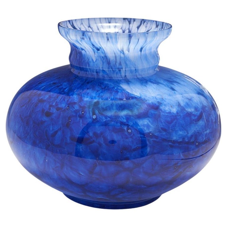 Very Large Andre Delatte Glass Vase, circa 1925 For Sale at 1stDibs