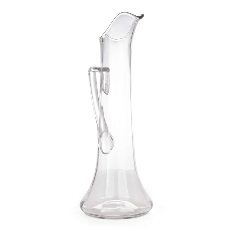 Very Large, Fine English Glass Water Ewer or Decanter For Sale at 1stDibs