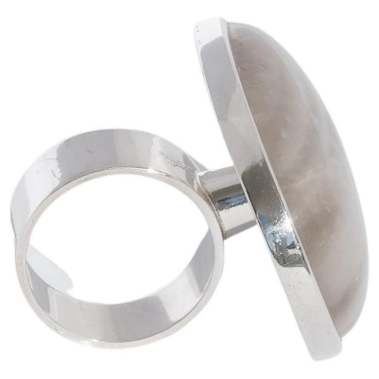 Very Large Silver Ring Made in 1974 For Sale at 1stDibs