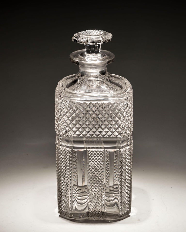 Very Large Square Whisky Decanter For Sale at 1stDibs