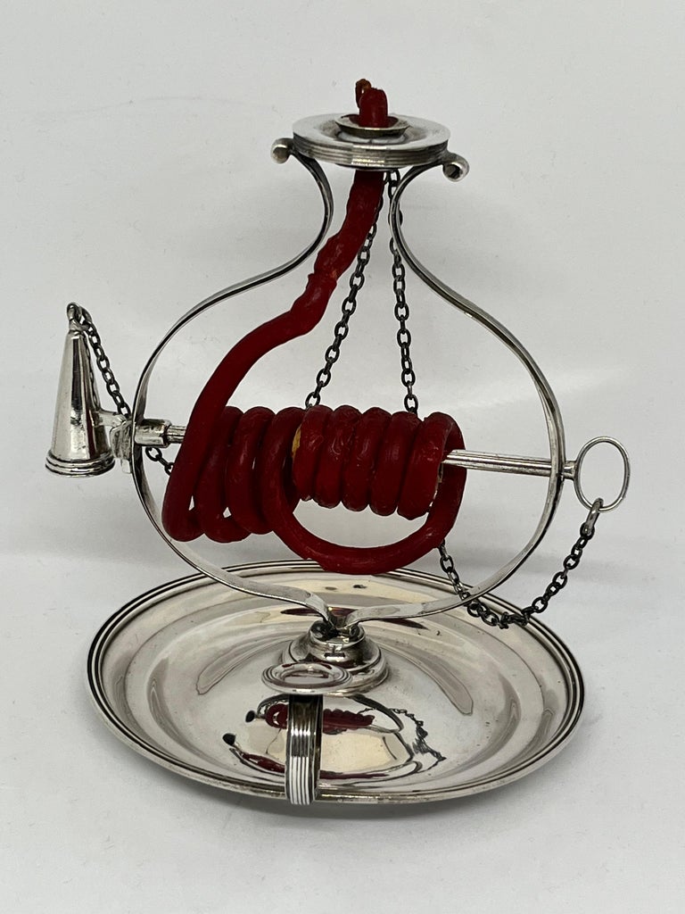 Very Rare Antique George III Sterling Silver Wax Jack, London, 1801 For ...