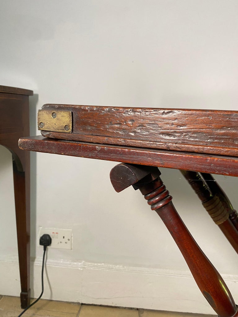 Very Rare Campaign Butlers Table and Tray circa 1820 For Sale at 1stDibs