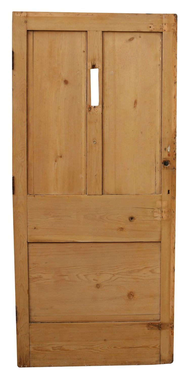 Victorian Era Stripped Pine Front Door For Sale at 1stDibs | victorian ...
