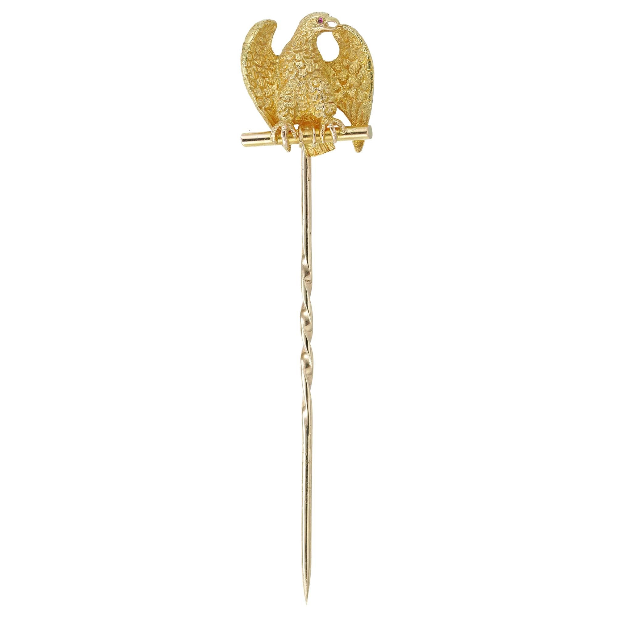French Bull Dog Stick Pin For Sale at 1stDibs