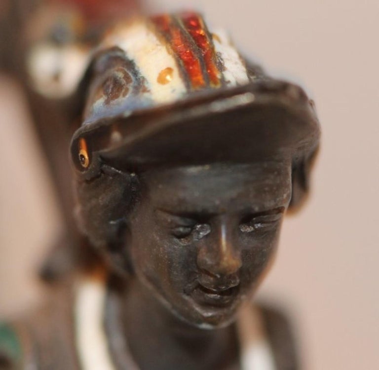 Viennese Renaissance Style Enameled Silver and Rock Crystal Shell-Form ...