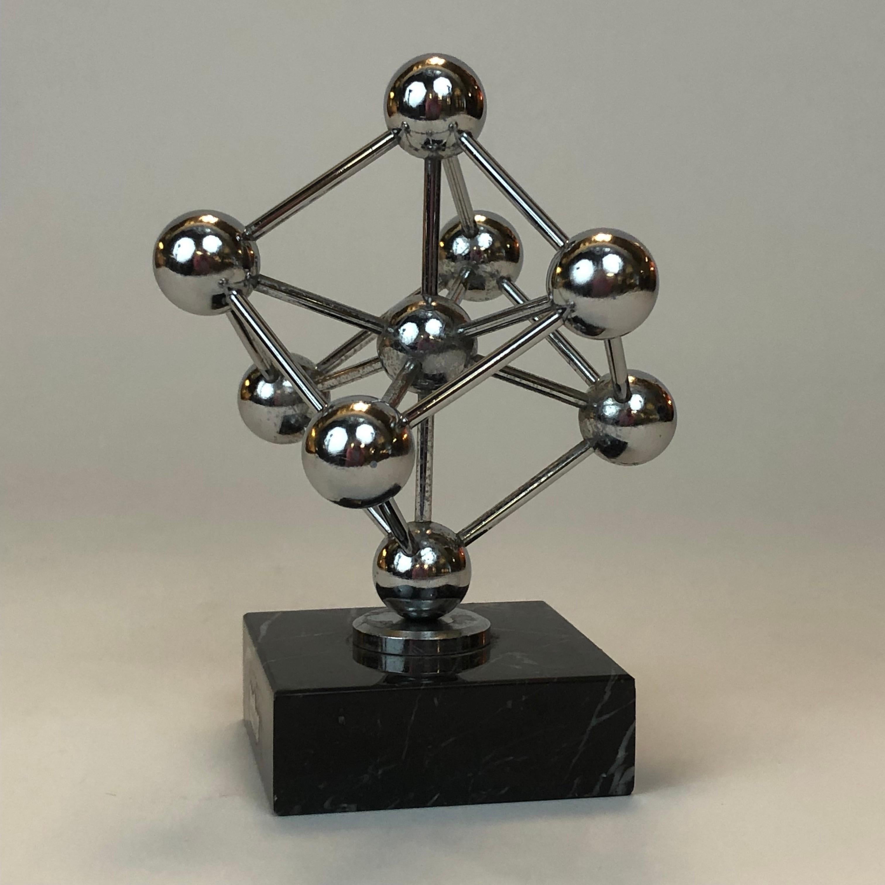 Vintage 1950’s Commemorative Atomium Building Desktop Sculpture ...