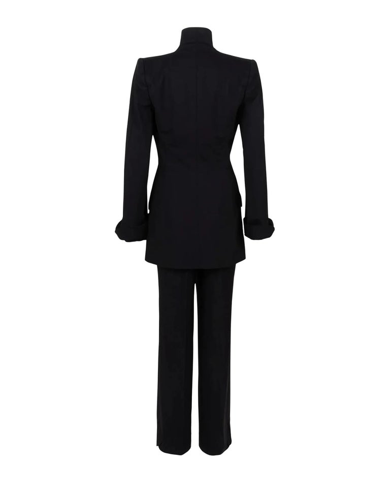 A/W 1997 Givenchy Haute Couture Double Breasted Pant Suit Set For Sale ...