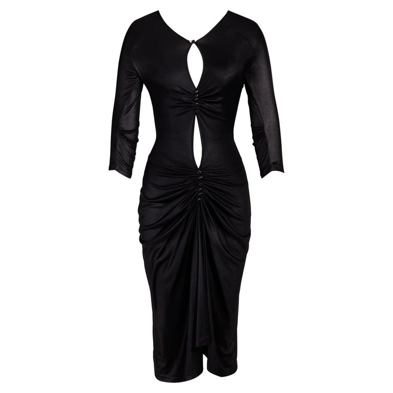 A/W 1998 Vivienne Westwood Red Label Black Keyhole Dress For Sale at ...