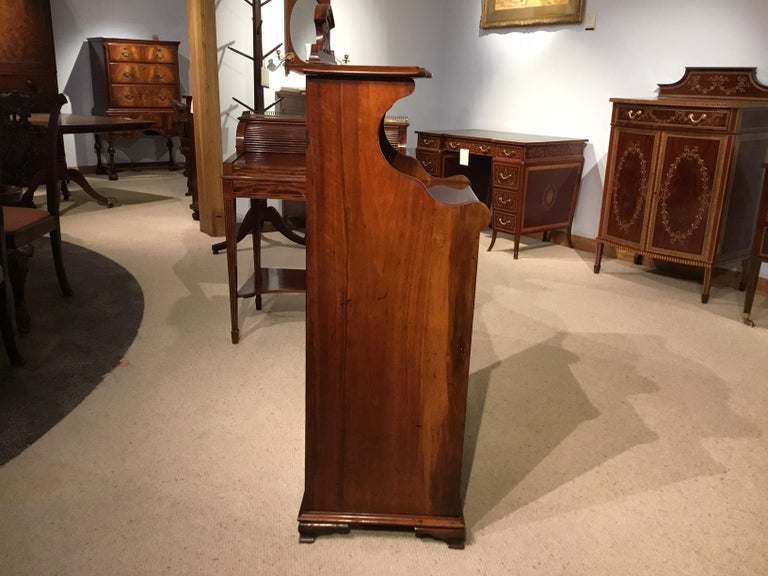 Walnut Late Victorian Period Music Cabinet at 1stDibs