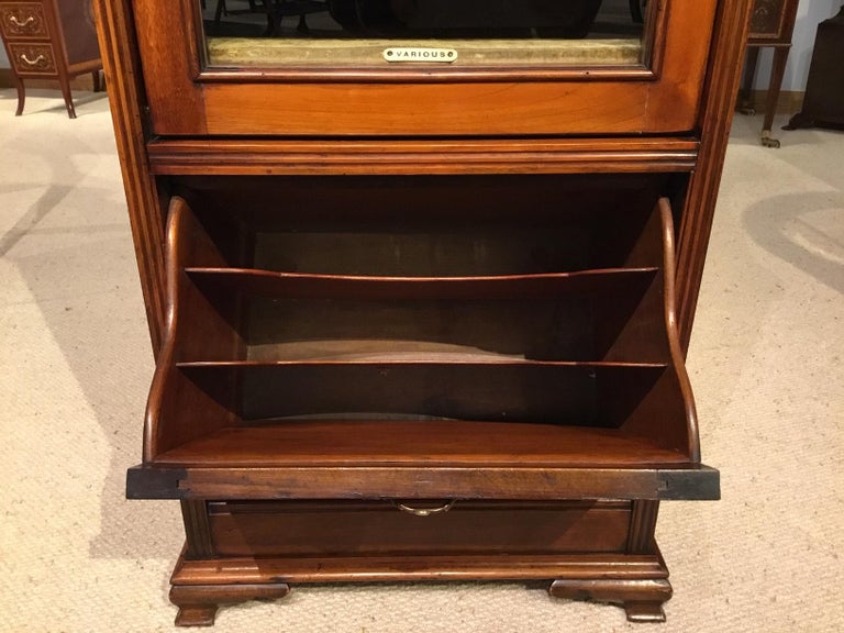 Walnut Late Victorian Period Music Cabinet at 1stDibs