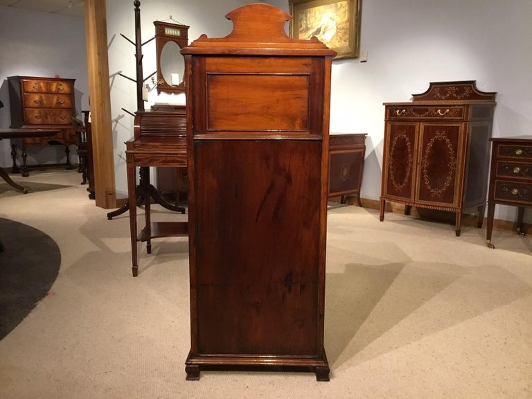 Walnut Late Victorian Period Music Cabinet at 1stDibs