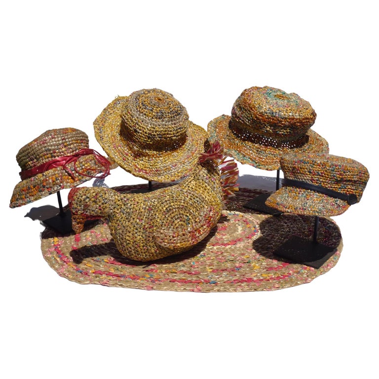 Whole Collection of Pieces Crocheted from Plastic Bags and Bread ...