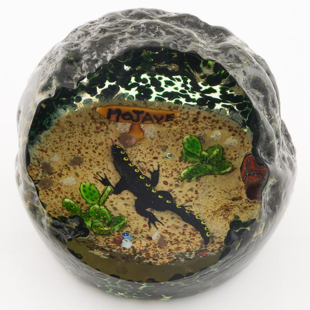 A William and Carolyn Manson Mojave Desert Master Sample Paperweight ...