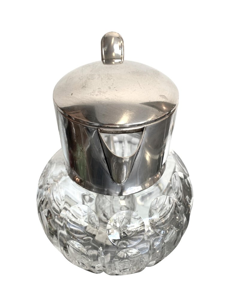 Wmf Silver Plated Crystal Lemonade / Cocktail Jug Engraved with Circle ...