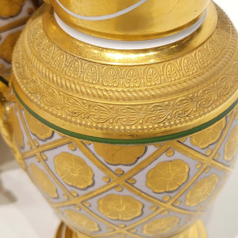 Wonderful Old Paris Porcelain Empire Pitcher and Basin, circa 1800 For ...