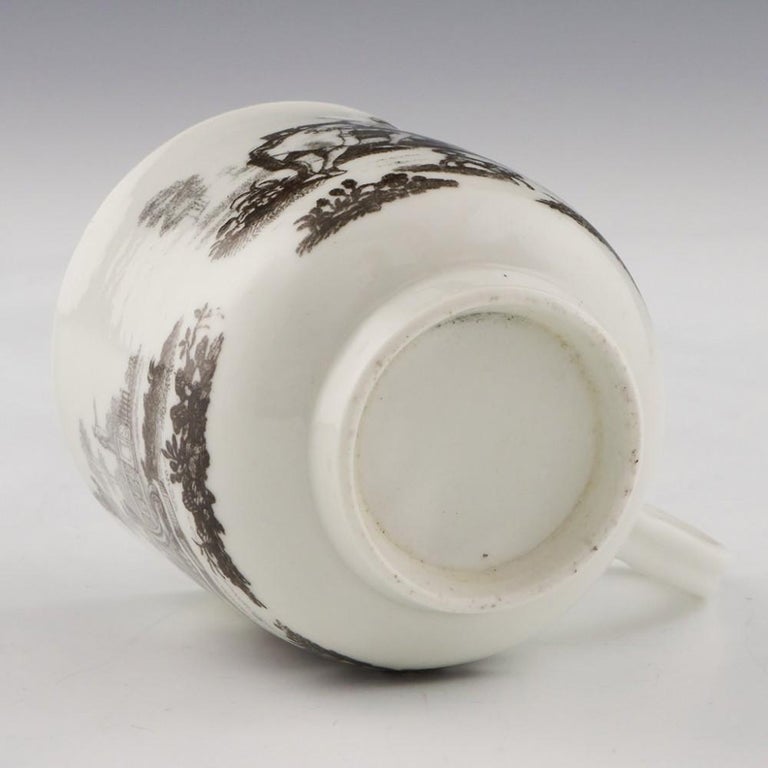 Worcester Porcelain Hancock L'amour Print Coffee Cup and Saucer, circa ...