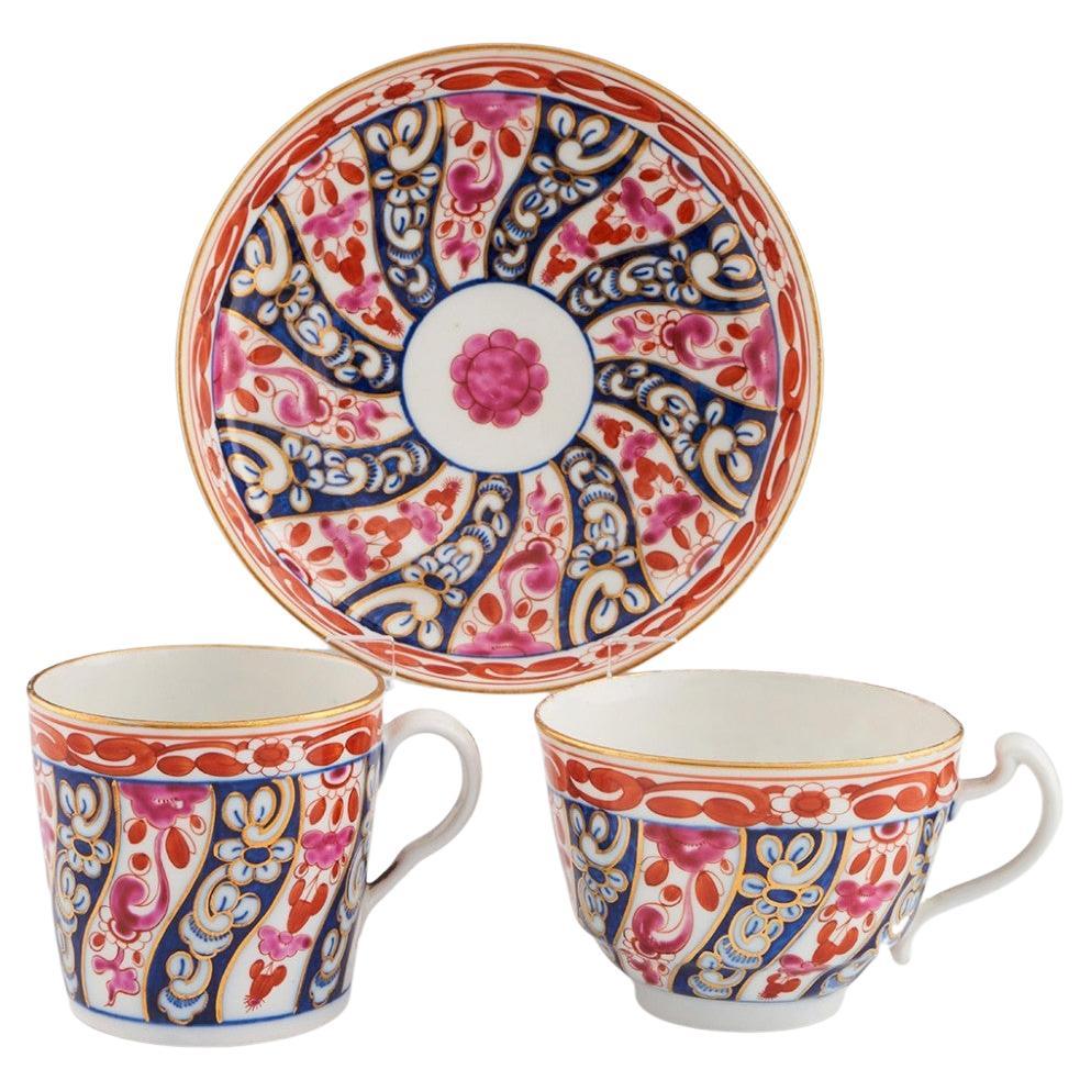 Worcester Queen Charlotte Pattern Trio 1783-1792 For Sale at 1stDibs