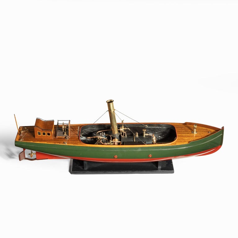 Working Model of a Steam Launch Circa 1920 at 1stDibs