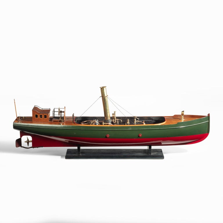 Working Model of a Steam Launch Circa 1920 at 1stDibs