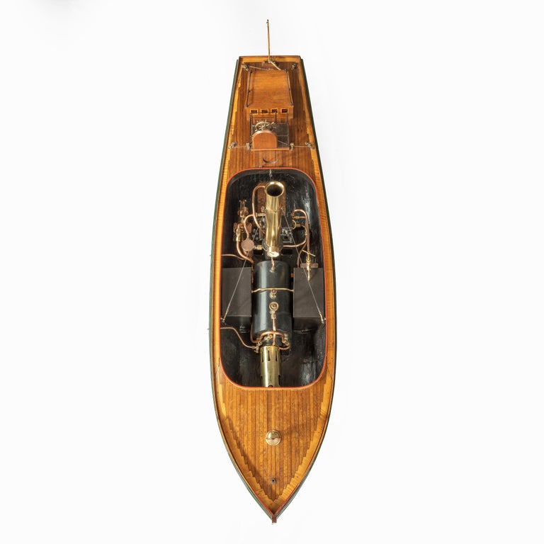 Working Model of a Steam Launch Circa 1920 at 1stDibs