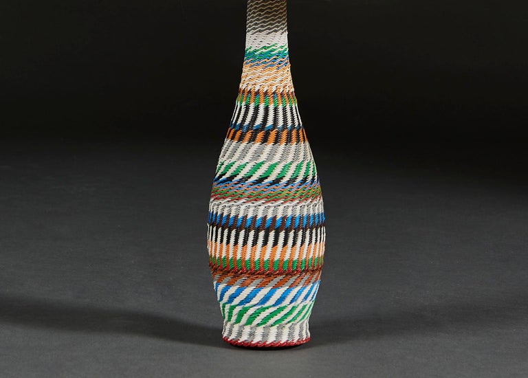 Zulu Wirework Vase as a Table Lamp For Sale at 1stDibs