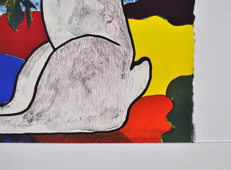 Lars Ravn - Scandinavian Lithograph "Bunny" by Danish artist Lars Ravn ...