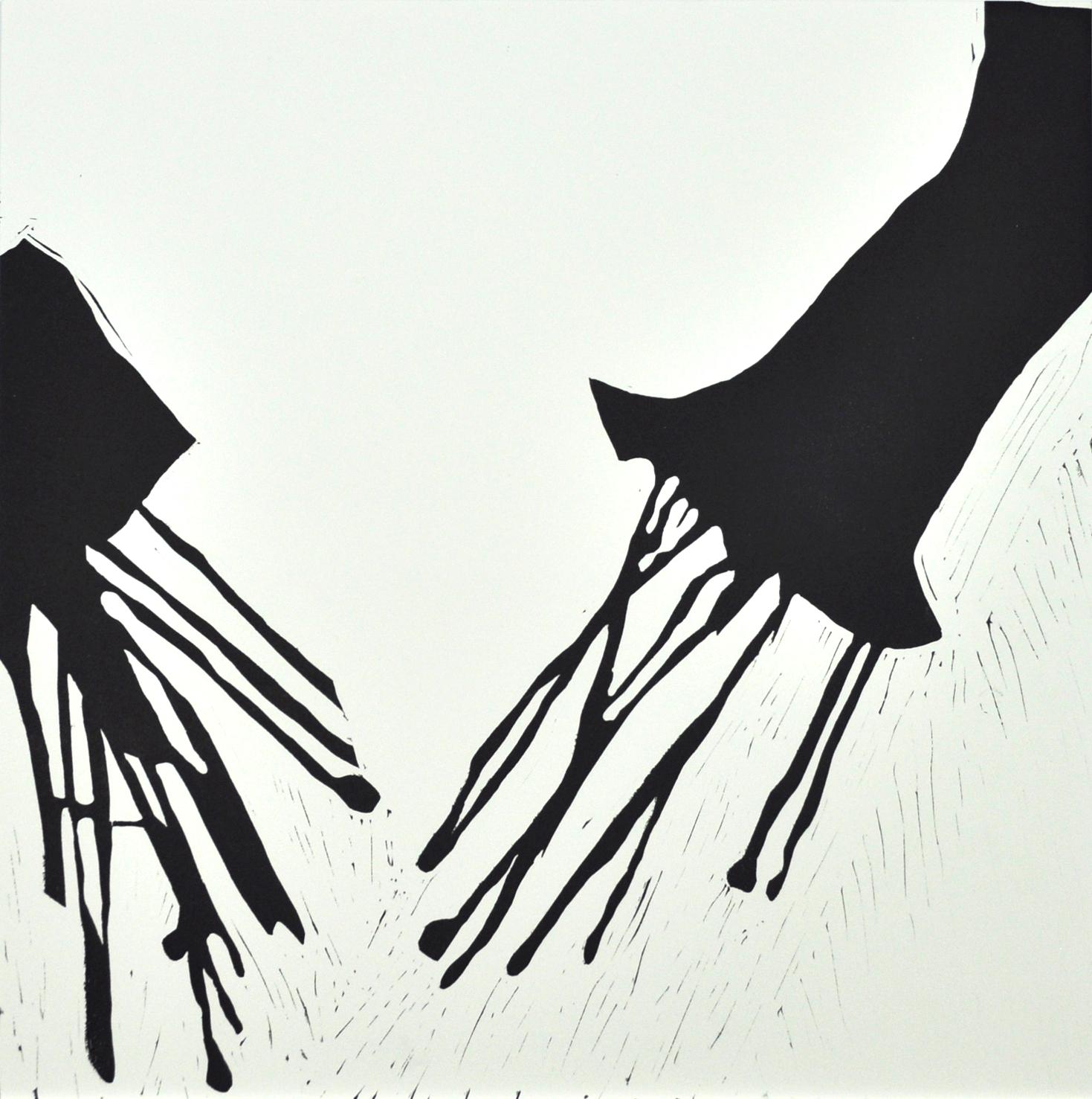 Anne Marie Ploug - Scandinavian Linocut, “Asashoryu Akinori, Sumo 12 ...