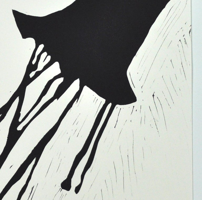 Anne Marie Ploug - Scandinavian Linocut, “Asashoryu Akinori, Sumo 12 ...