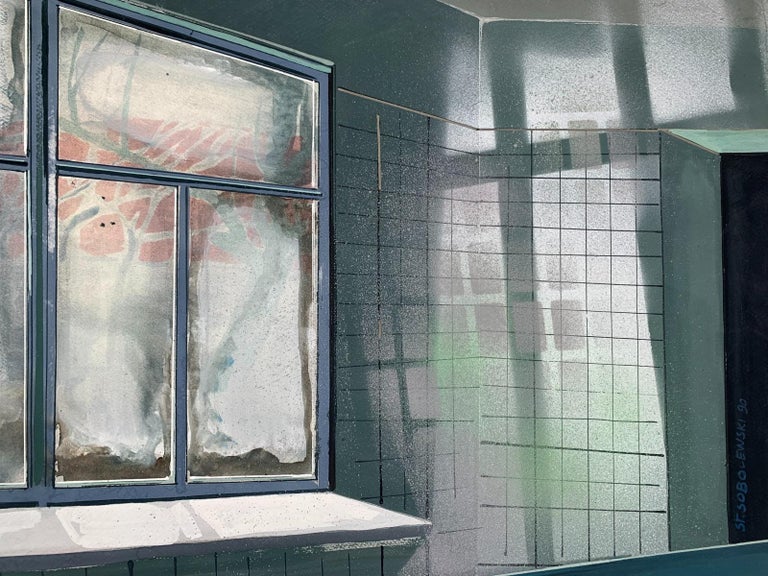 Stanislaw Sobolewski - Green apple - XX Century, Realistic Figurative ...