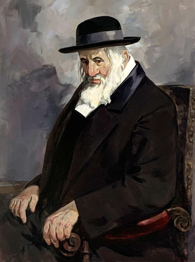 Janusz Szpyt - Portrait of Rabbi Yeshayah Steiner - Contemporary ...