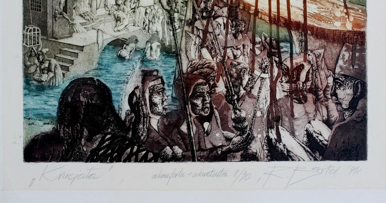 Rober Bartel - Crusade- Contemporary Graphics, Etching, Aquatint, XXI ...