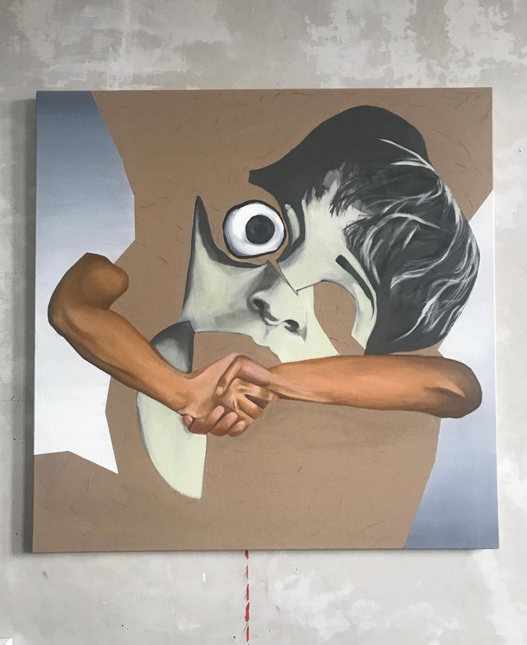 Adriana Forys - A scream - XXI Century, Figurative oil painting ...