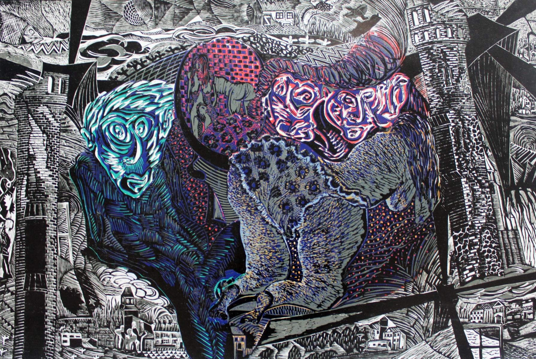 Janusz Akermann - This is her, my loved one - XXI century, Colourful ...