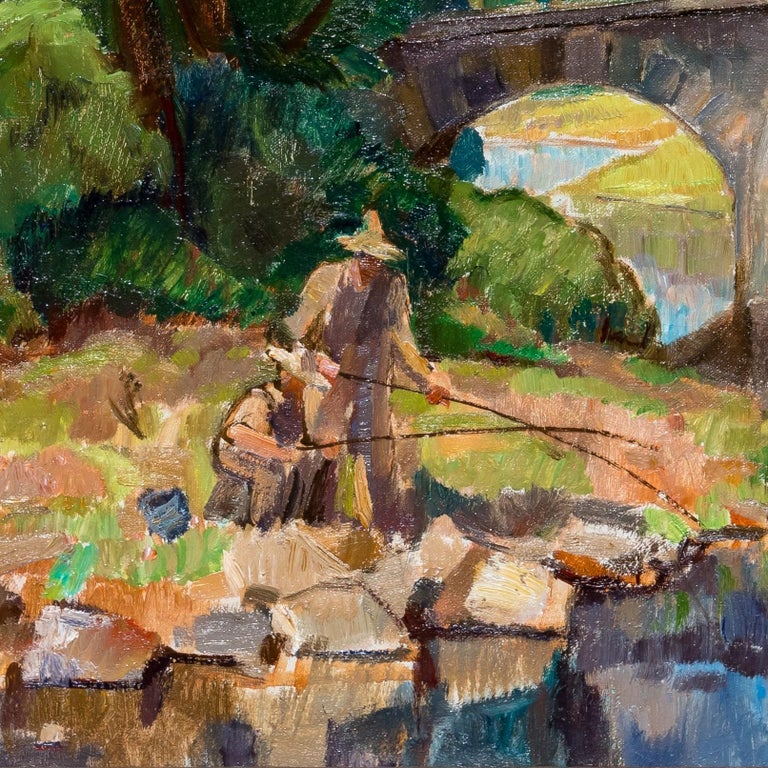 Robert von Neumann - American Impressionist Oil Painting, Circa 1940 ...