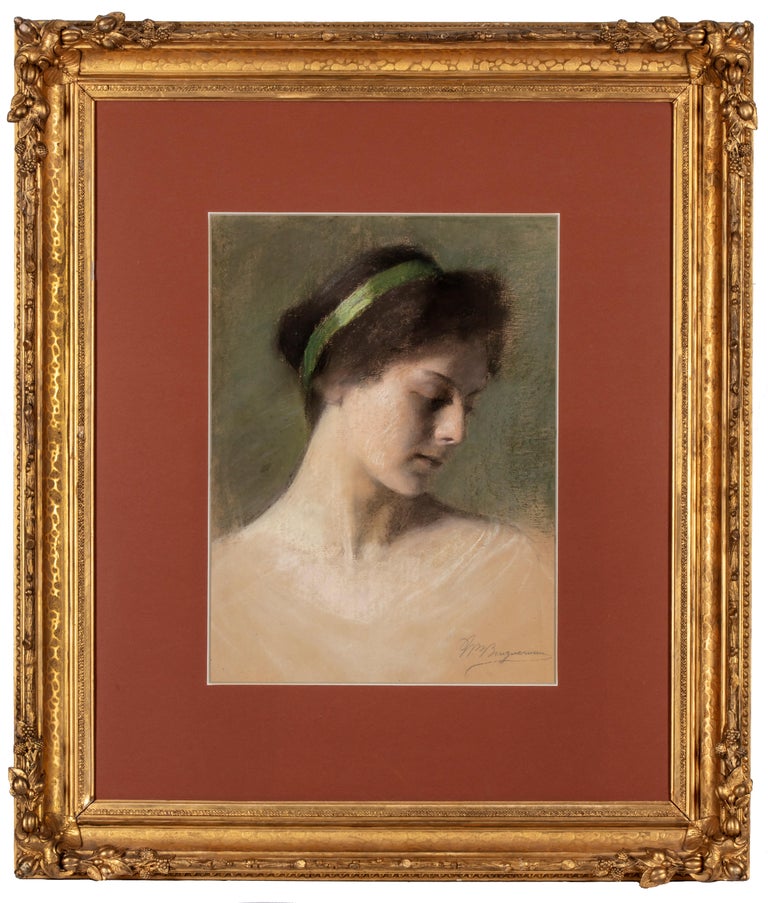 William Adolphe Bouguereau - Study of a Woman For Sale at 1stDibs