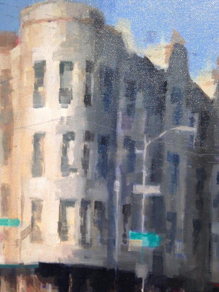 Carole Rafferty - North Beach, Art Deco cityscape of San Francisco, oil ...